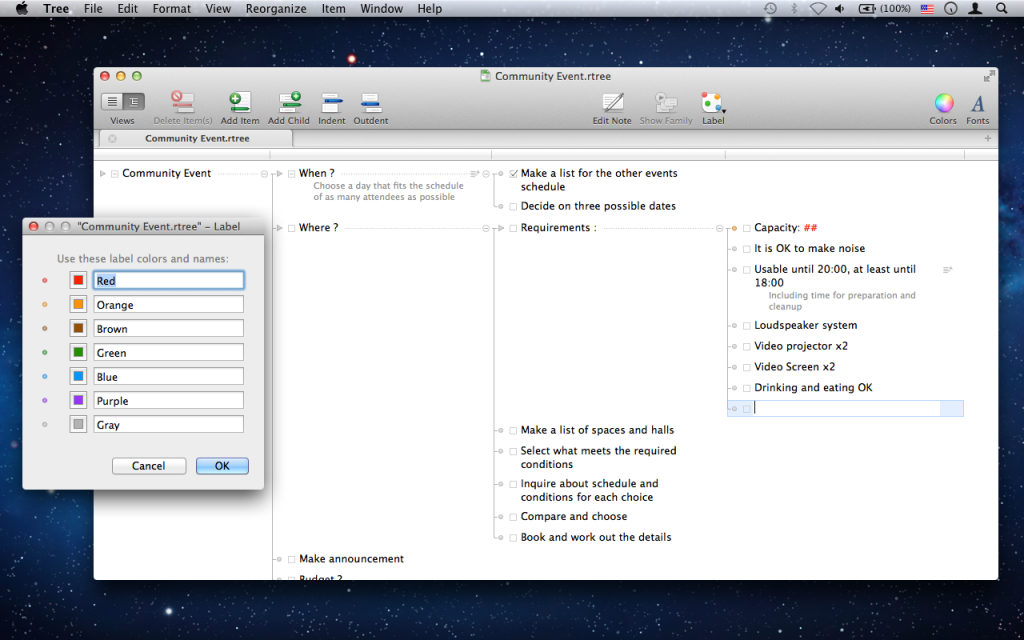 Tree: outliner en soort van mindmapper – Arjan Broere